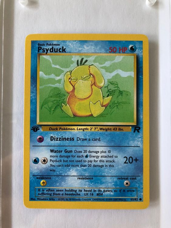 Psyduck 1st Team Rocket MINT ab 1.- | Kaufen auf Ricardo