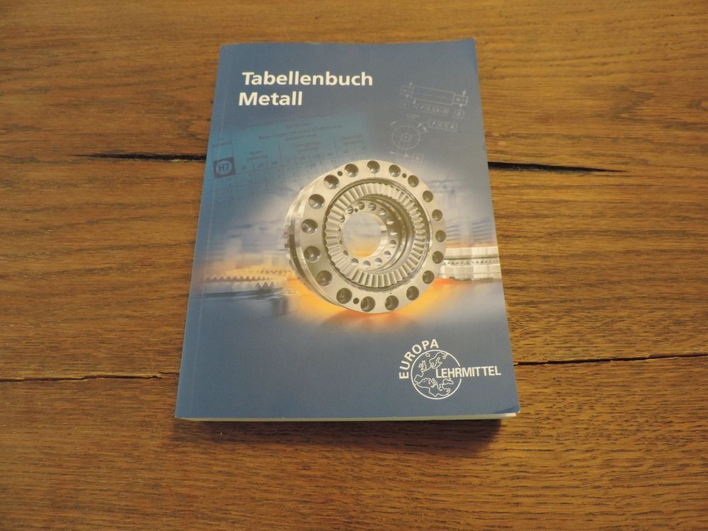 Tabellenbuch Metall *top* neuwertig | Kaufen auf Ricardo