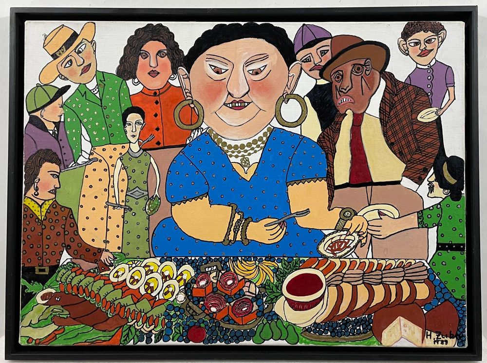 Hedi Zuber (1916-1996) grosses Gemälde (Gebraucht) in für CHF 760 – mit ...