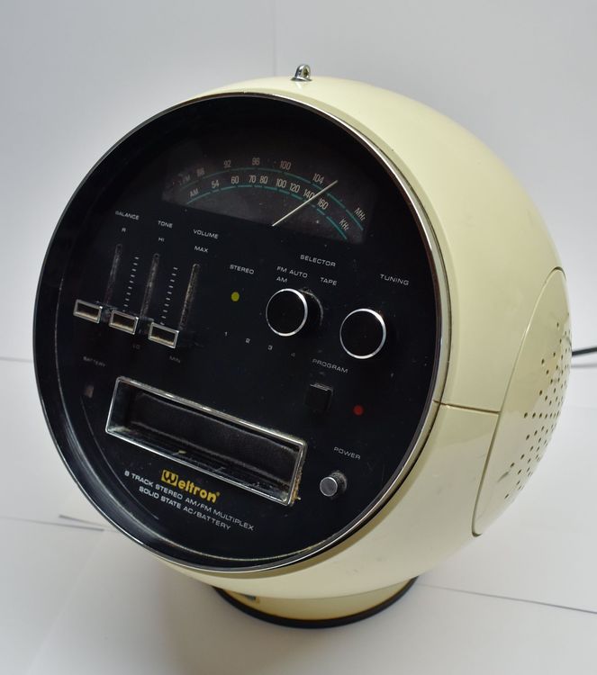 WELTRON Weltron 2001 Kugelradio Radio 8 Track Vintage 70er (Gebraucht ...