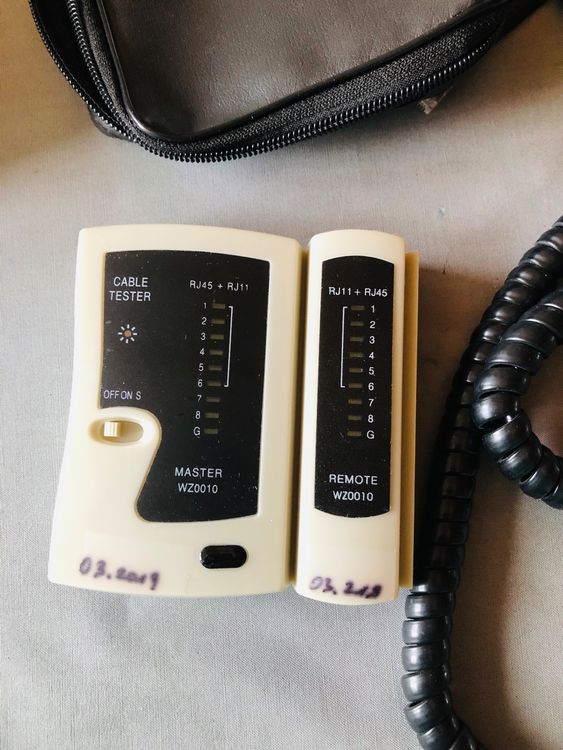 Kabeltester für LAN, Telefon etc RJ11, RJ12, RJ45 (Gebraucht) in ...