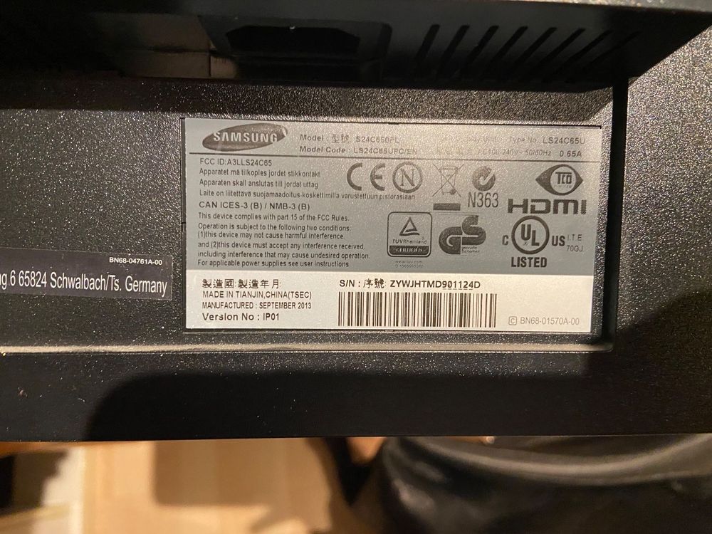 Monitor - Samsung SyncMaster LS24C65UPC (Gebraucht) in Flaach für CHF ...