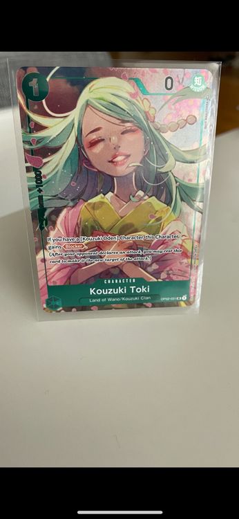 One Piece TCG OP02-031 Kouzuki Toki (Box Topper) (Neu (gemäss Beschreibung)) in Oberentfelden ...