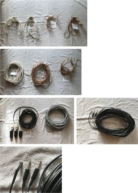 Div. Kabel (Instrument-, Netz- und Boxenkabel) (Gebraucht) in ...