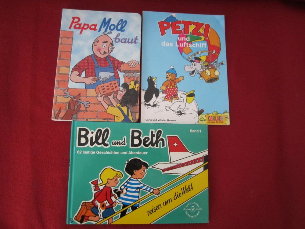 PAPA MOLL/ PETZI+ BILL UND BETH !!!!!!! (Gebraucht) in Volketswil für ...