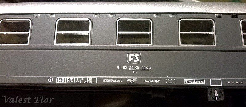 Acme H0 50113 Personenwagen Bz, UIC, Typ 1957 der FS, neu (Neu und originalverpackt) in ...