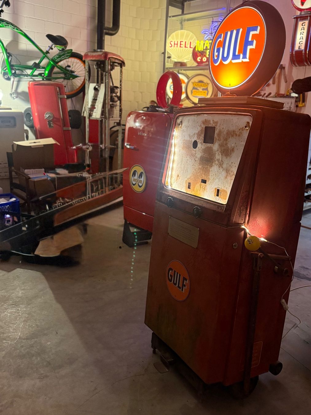 Tanksäule Gulf Shelf BP Moon Eyes Texaco (Gebraucht) in Sempach für CHF ...