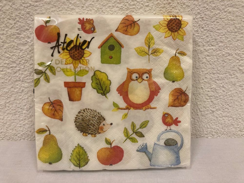 Servietten 20er Packung, 33x33 cm, 3-lagig, NO 11 (Neu und originalverpackt) in Neuenhof für CHF ...