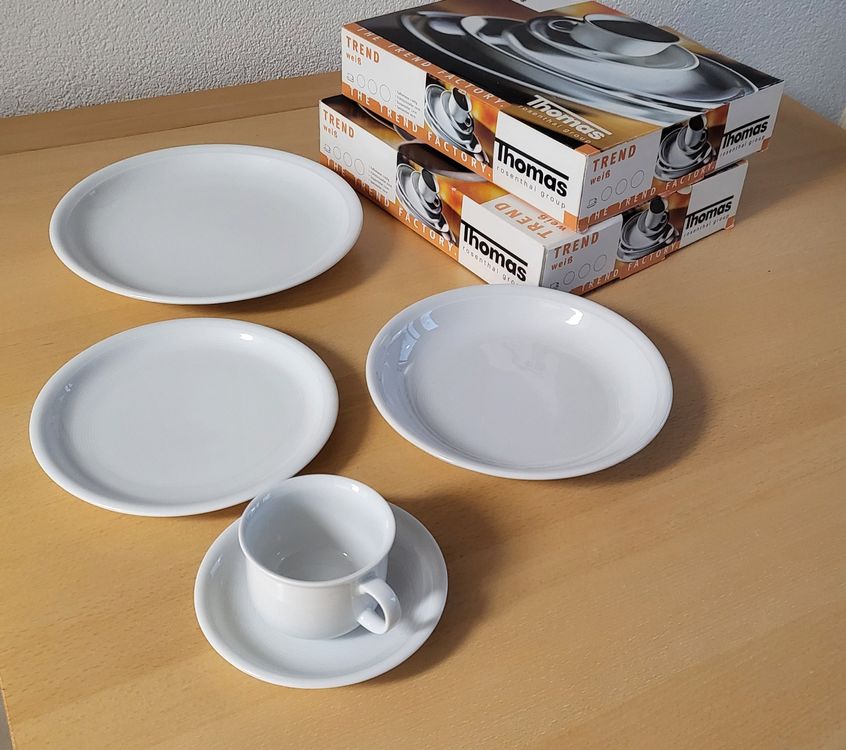 Spannende Thomas Trend Weiãÿ Komplett Set 72 Tlg Fã¼r 12 Pers Bilder