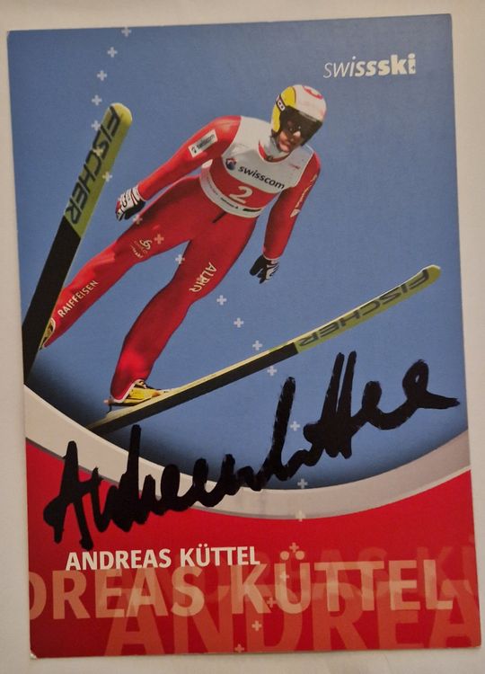 Andreas Küttel original signierte Autogrammkarte (Gebraucht) in für CHF 4.9 – mit Lieferung auf ...