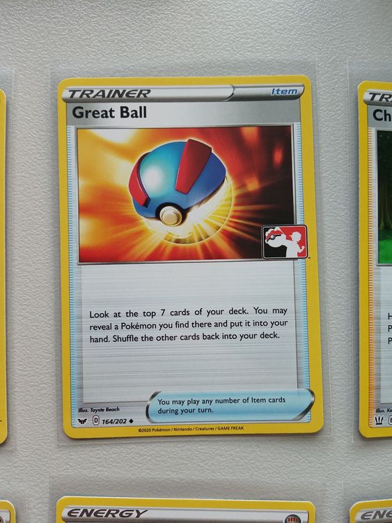 Great Ball - Pokemon TCG Prize Pack Stamp Stempel | Kaufen auf Ricardo