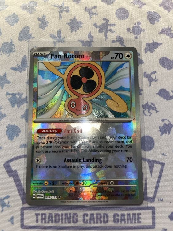 Pokémon Fan Rotom Pokeball 085/131 Prismatic Evolutions EN | Kaufen auf ...