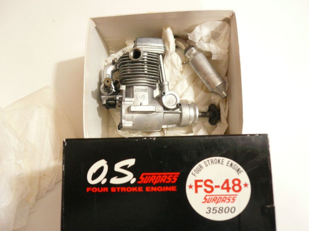 OS FS-48 SURPASS 4 TAKT FLÜGERLI MOTOR NEUWERTIG IN OVP (Neu (gemäss Beschreibung)) in Pfaffnau ...