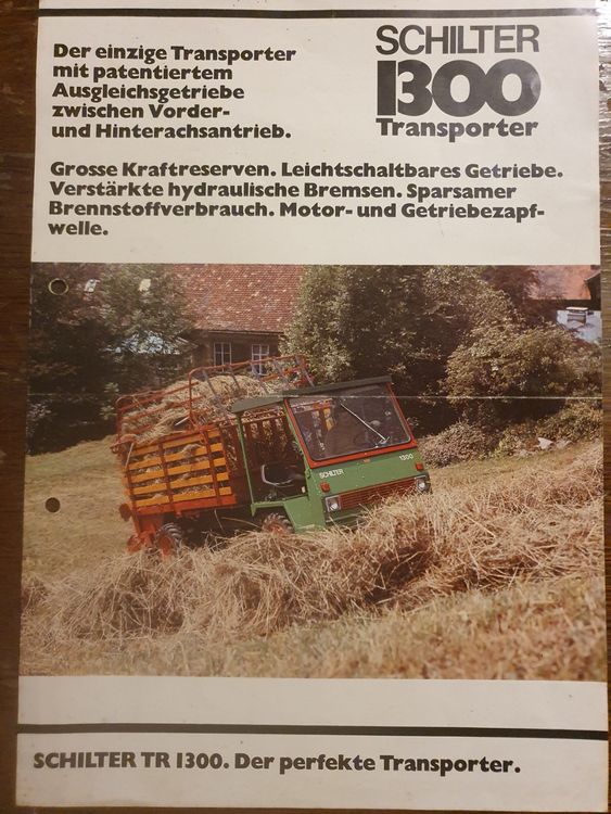 Schilter 1300 Transporter Prospekt 78 ZZ | Kaufen auf Ricardo