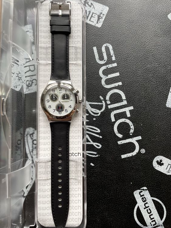 Swatch Uhr Irony Chrono Destination Hamburg YVS432 (Neu und ...