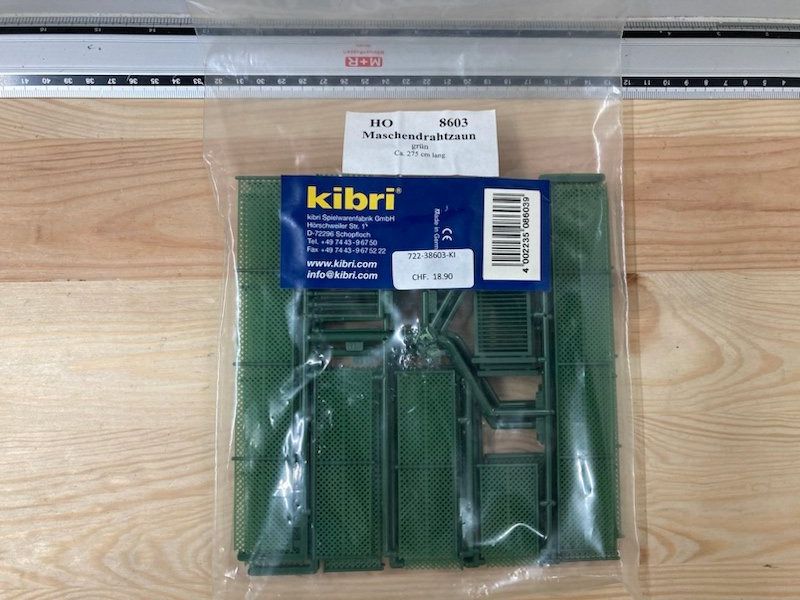 Kibri H0 8603 Maschendrahtzaun (Neu und originalverpackt) in Brislach ...