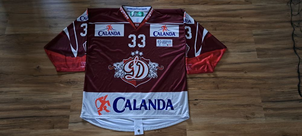 Gameworn Trikot Spengler Cup Dynamo Riga #33 Zherdev (Gebraucht) in Altishausen für CHF 42 – mit ...