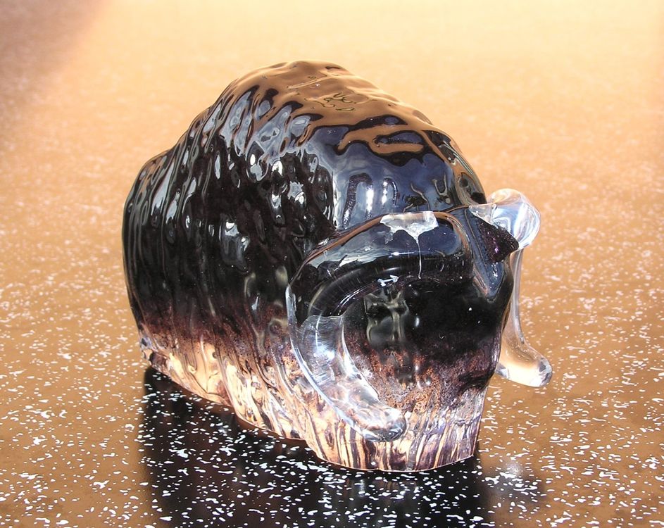 KOSTA BODA SCHWEDEN GLASKUNST MOSCHUS OCHSE (Gebraucht) in Grenchen für ...