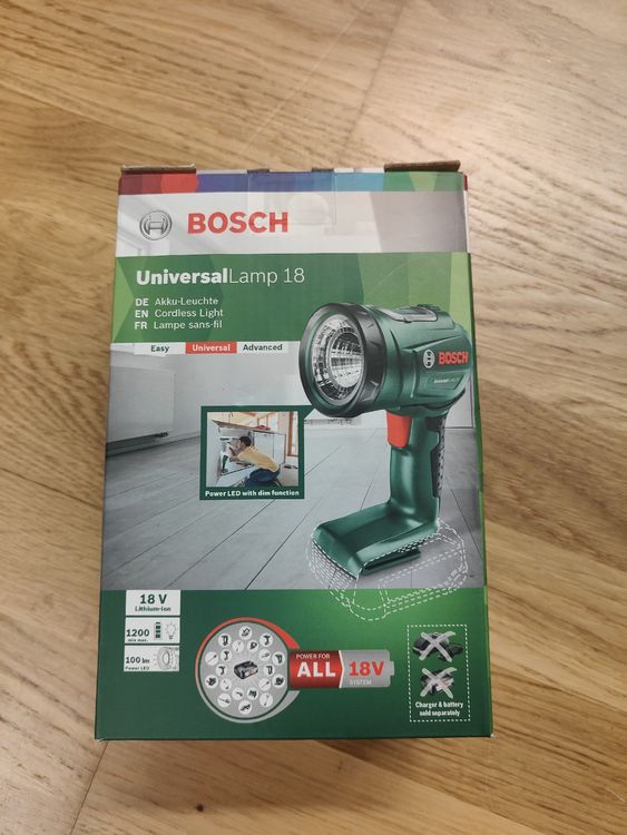 Bosch Akku-Leuchte UniversalLamp 18V (Neu und originalverpackt) in Worb ...