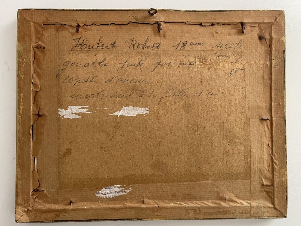 Gemälde Gouache sign Robi nach Hubert Robert 1733 - 1808 (Gebraucht) in ...