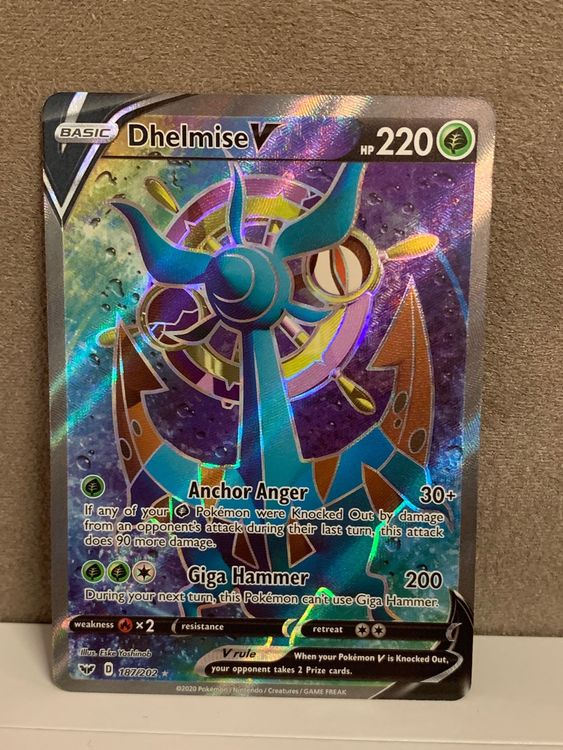 Dhelmise V ENG Vivid Voltage Pokemon 187/185 | Kaufen auf Ricardo