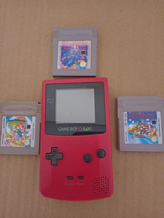 Game Boy Color Nitendo rot + 3 Spiel (Gebraucht) in Bruettisellen für ...