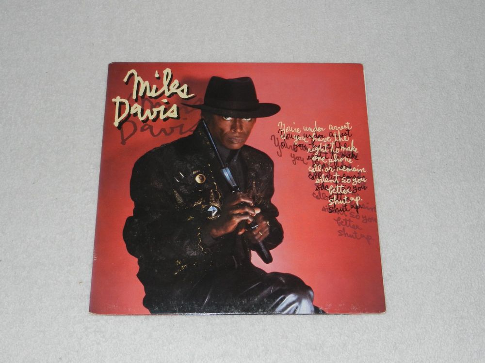 Lp Miles Davis You`re Under Arrest Gatefold 1985 Us Vg Kaufen