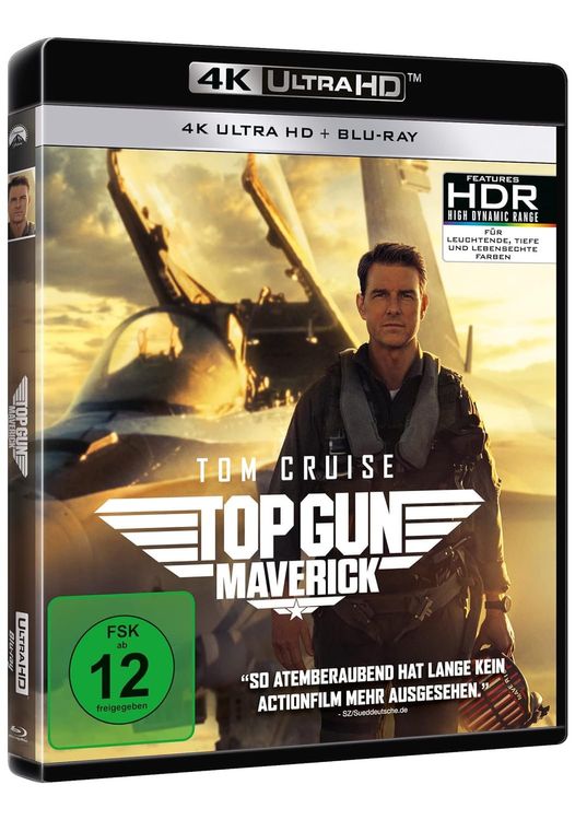 Top Gun Maverick 4K Ultra HD + Blu-ray - Tom Cruise 2022 NEU | Kaufen ...