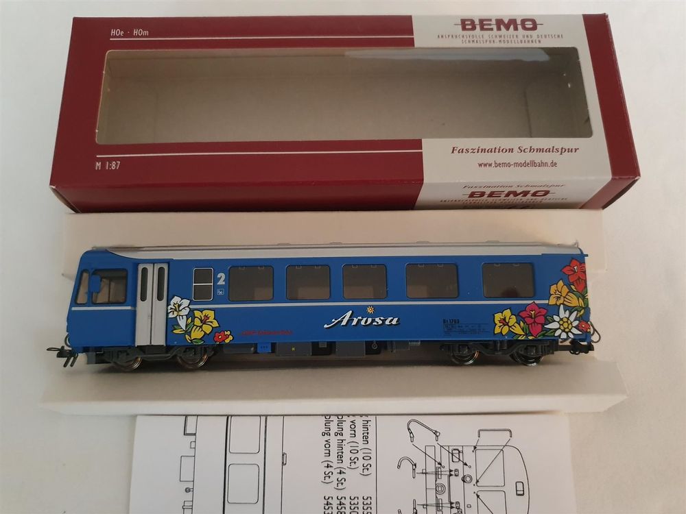 Bemo RhB 3254 143 Steuerwagen Bt 1703 (Gebraucht) in für CHF 62 – mit ...
