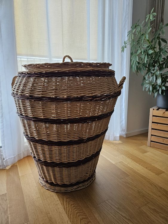 Wäschekorb / Flechtkorb HANDMADE | Kaufen auf Ricardo