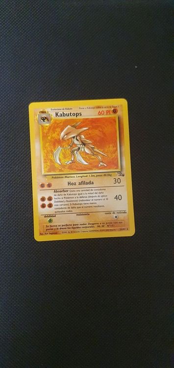 Kabutops Pokemon Fossil Set (Gebraucht) in oberbuchsiten für CHF 10 – mit Lieferung auf Ricardo ...