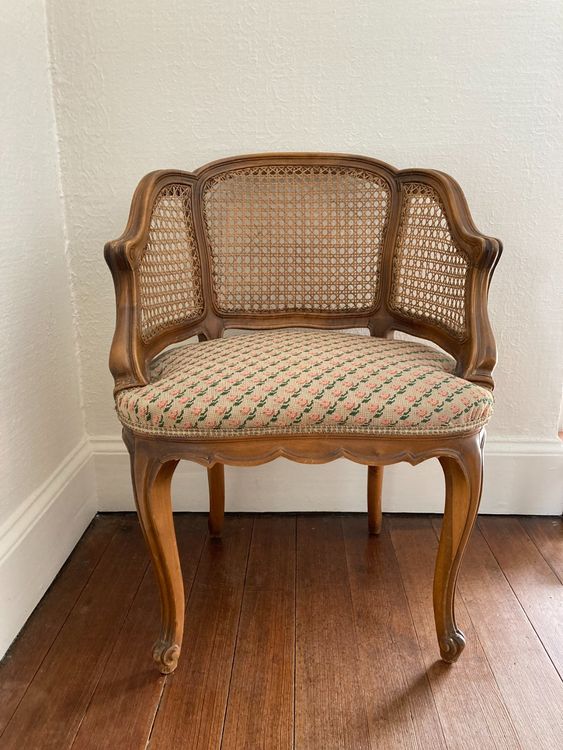 Sessel mit Geflecht und Gobelin (Gebraucht) in Niederlenz für CHF 70 ...