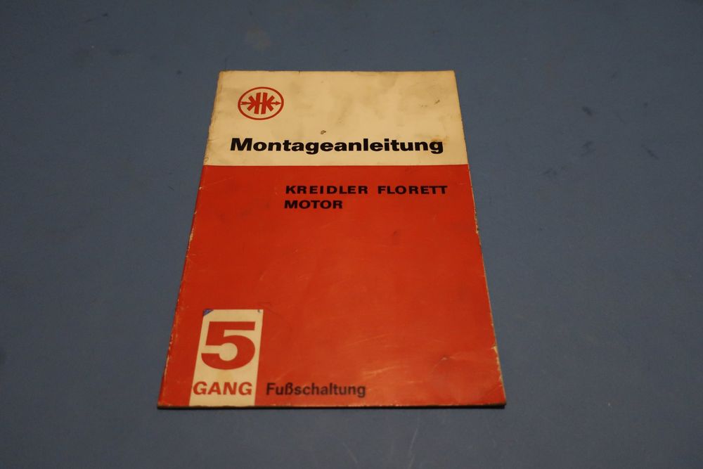 KREIDLER FLORETT 5 GANG BROCHURE OLDTIMER VINTAGE (Gebraucht) in ...