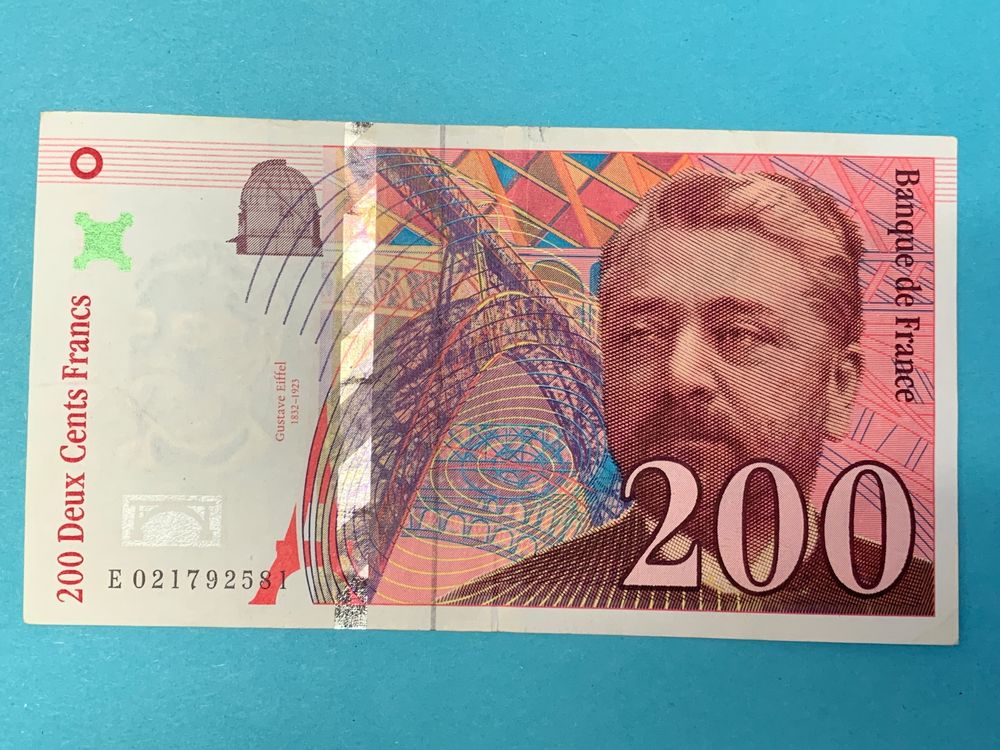 FRANCE - 200 Francs 1996 - Gustave EIFFEL - SS / TTB (Gebraucht) in Le ...