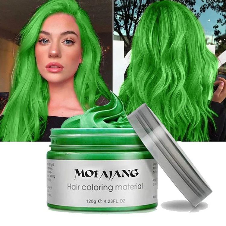 Grün Temporäre Haarfarbe 120g Wachs Styling Bart Haar (Neu und ...