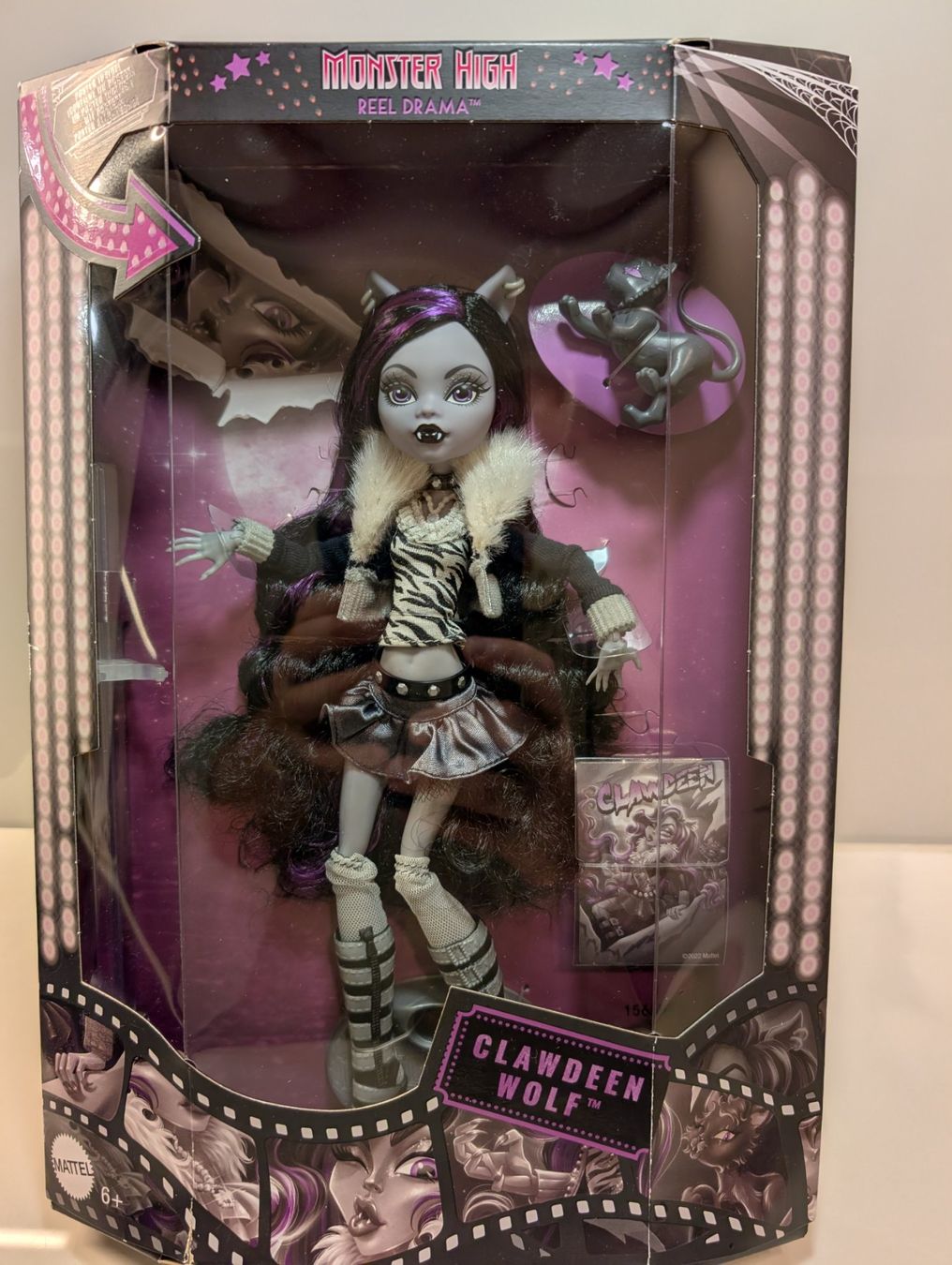 Monster High Puppe Clawdeen Wolf Reel Drama, neu & OVP! (Neu und ...