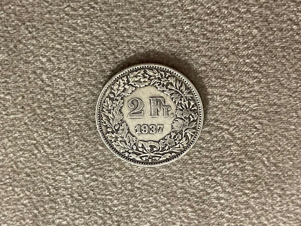 2 Franken 1937 Silber | Kaufen auf Ricardo