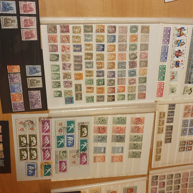Riesige Schweizer Briefmarken Sammlung ab Rayon Strubel (Gebraucht) in Hägendorf für CHF 51 ...