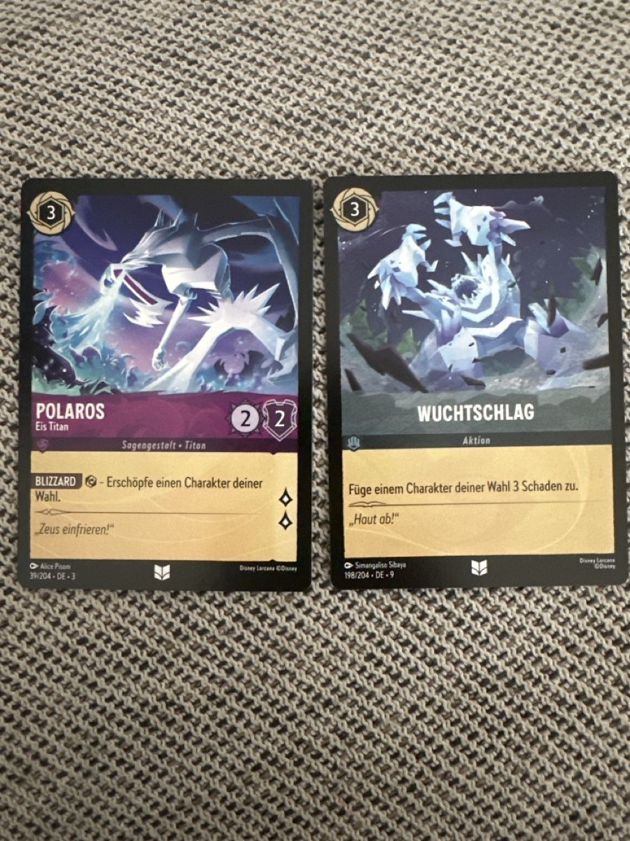 Carte Gods Unchained - Polaros und Wuchtschlag! (Nuovo e nell ...