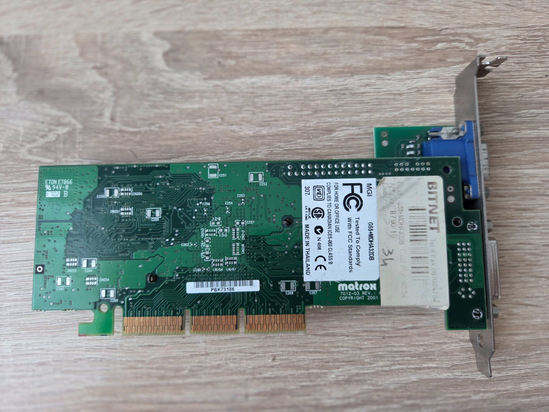 Graphic Card AGP Matrox Millennium G550 32mb - PC (Gebraucht) in ...