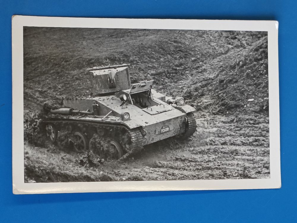 Echt Photo Karte / Schweizer Militär Panzer ca. 1930 (Gebraucht) in ...
