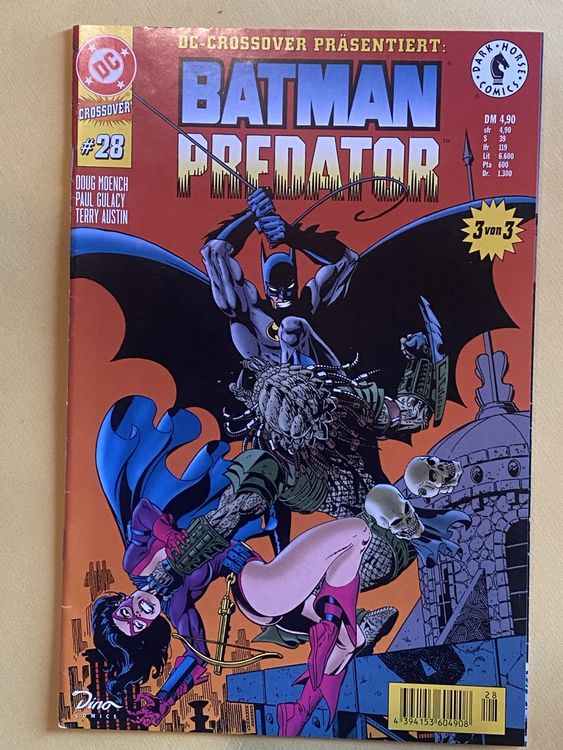 Batman Predator Comic DC Crossover #28 Dino Verlag 3/3 (Neu (gemäss ...
