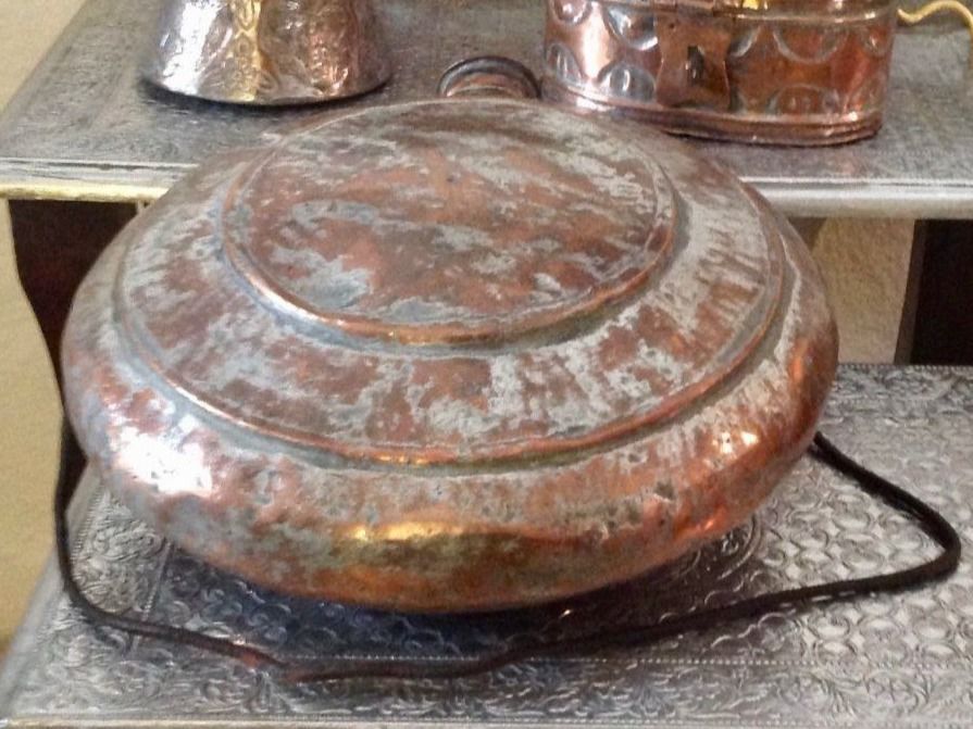 E., Wasser- Munition- Flasche osmanisch antik Militär Kupfer (Gebraucht) in Klosters für CHF 10 ...