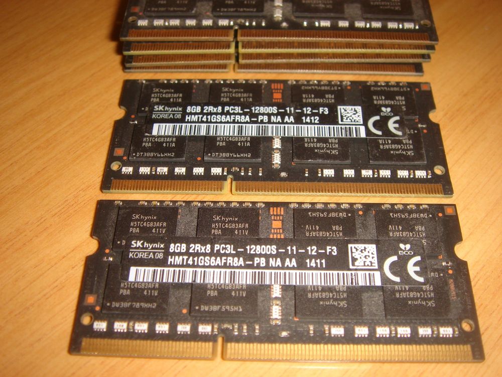 2 stück 8gb ddr3 PC3L 12800 (1600) RAM für Laptop. (Gebraucht) in St ...