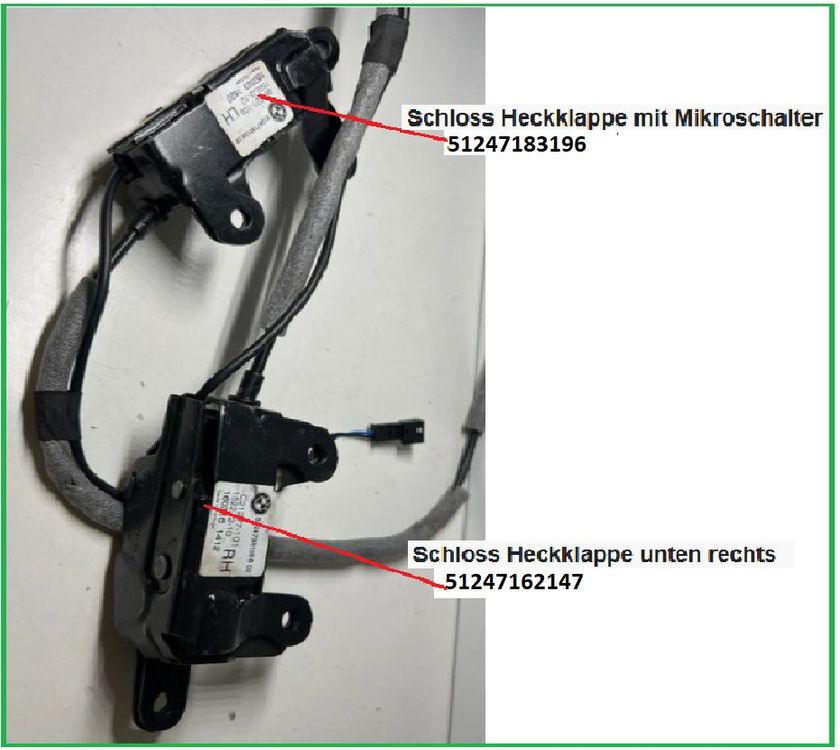 BMW Schloss Heckklappe | Kaufen auf Ricardo