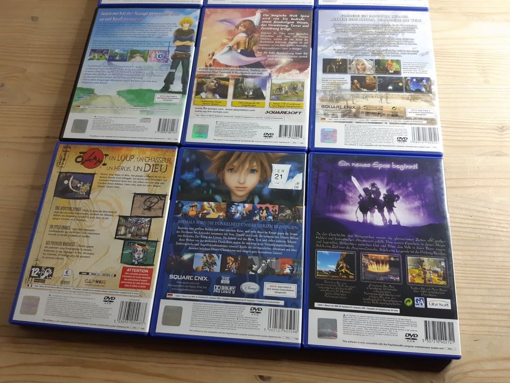 Rollenspiel / RPG Games Sammlung 9 PS2 Playstation 2 Spiele (Gebraucht ...