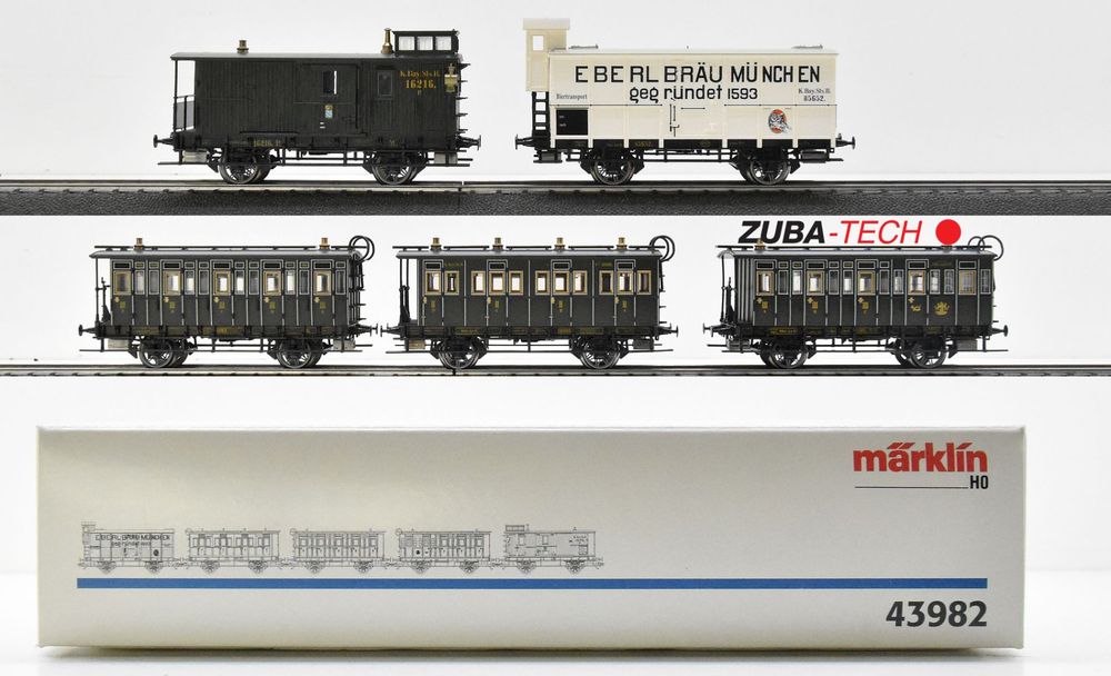Märklin 43982 Bayerischer Personenzug K.Bay.Sts.B H0 mit OVP | Kaufen ...