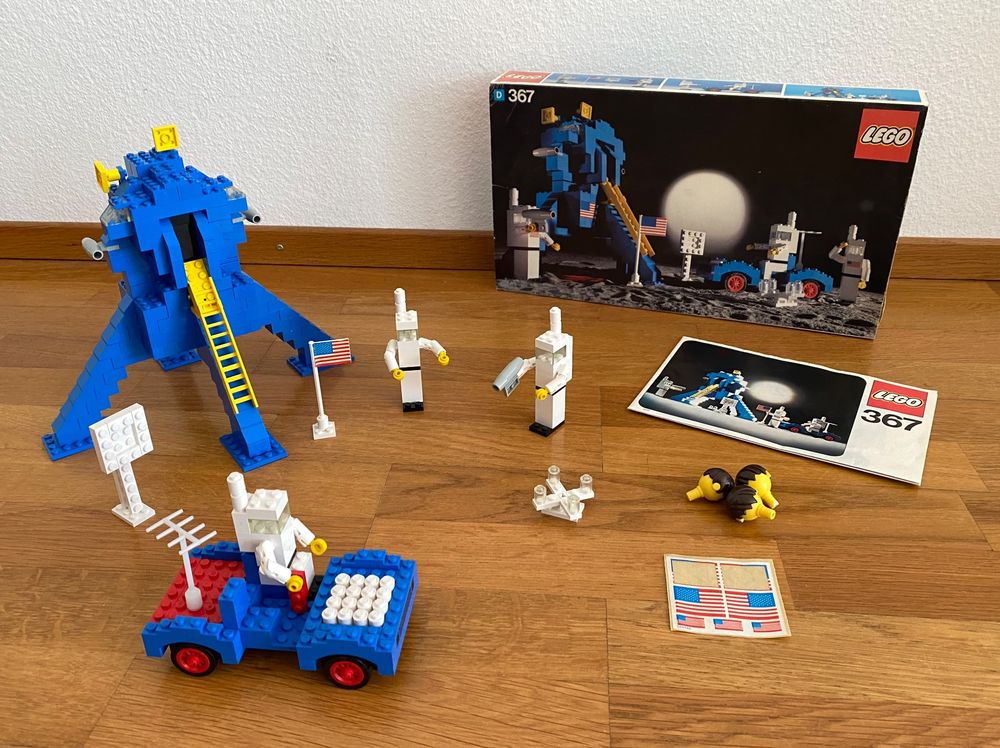 LEGO Space Vintage 367 Mondlandefähre Moon Landing kpl. +OVP (Gebraucht ...