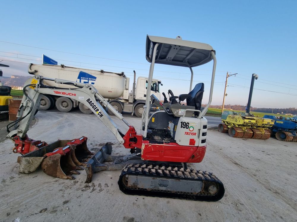 Takeuchi TB215R Raupenbagger Bagger Minibagger 1.6 Tonnen | Acheter sur ...