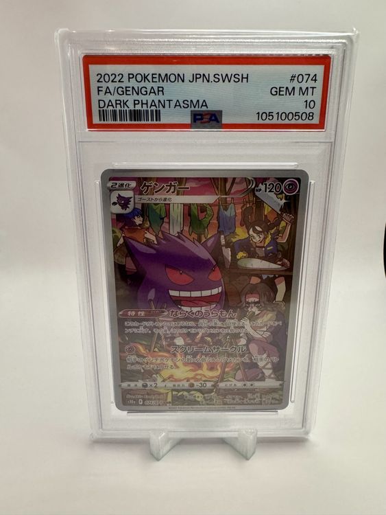 Gengar CHR PSA10 – Dark Phantasma – Pokémon Karte | Kaufen auf Ricardo